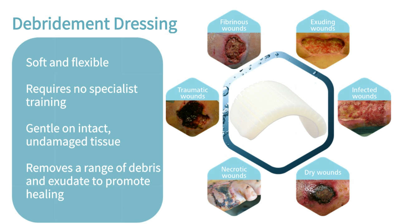JNCMED Debridement Dressing