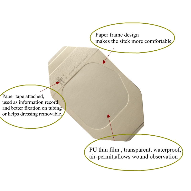 I.V site dressing transparent semipermeable dressing
