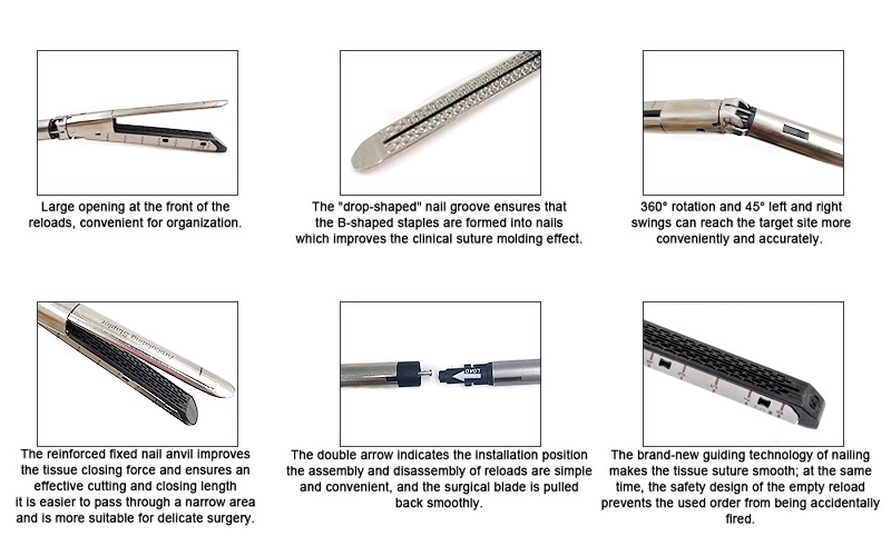 Disposable laparoscopic stapler Endoscopic Staplers and Reloads for surgery