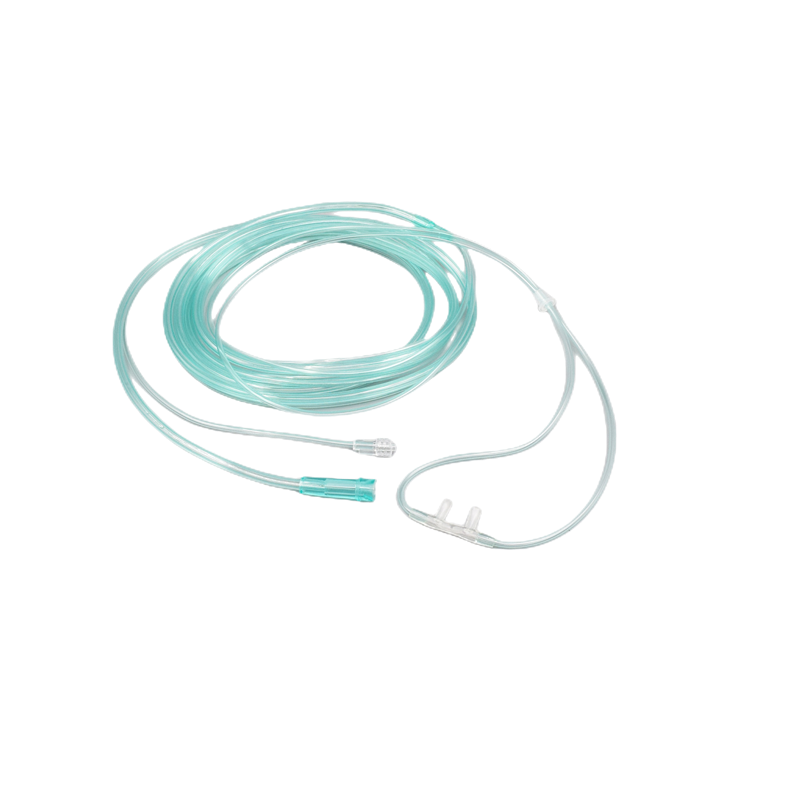 Disposable Nasal Oxygen Cannula Medical PVC O2+CO2 Nasal Oxygen Tube