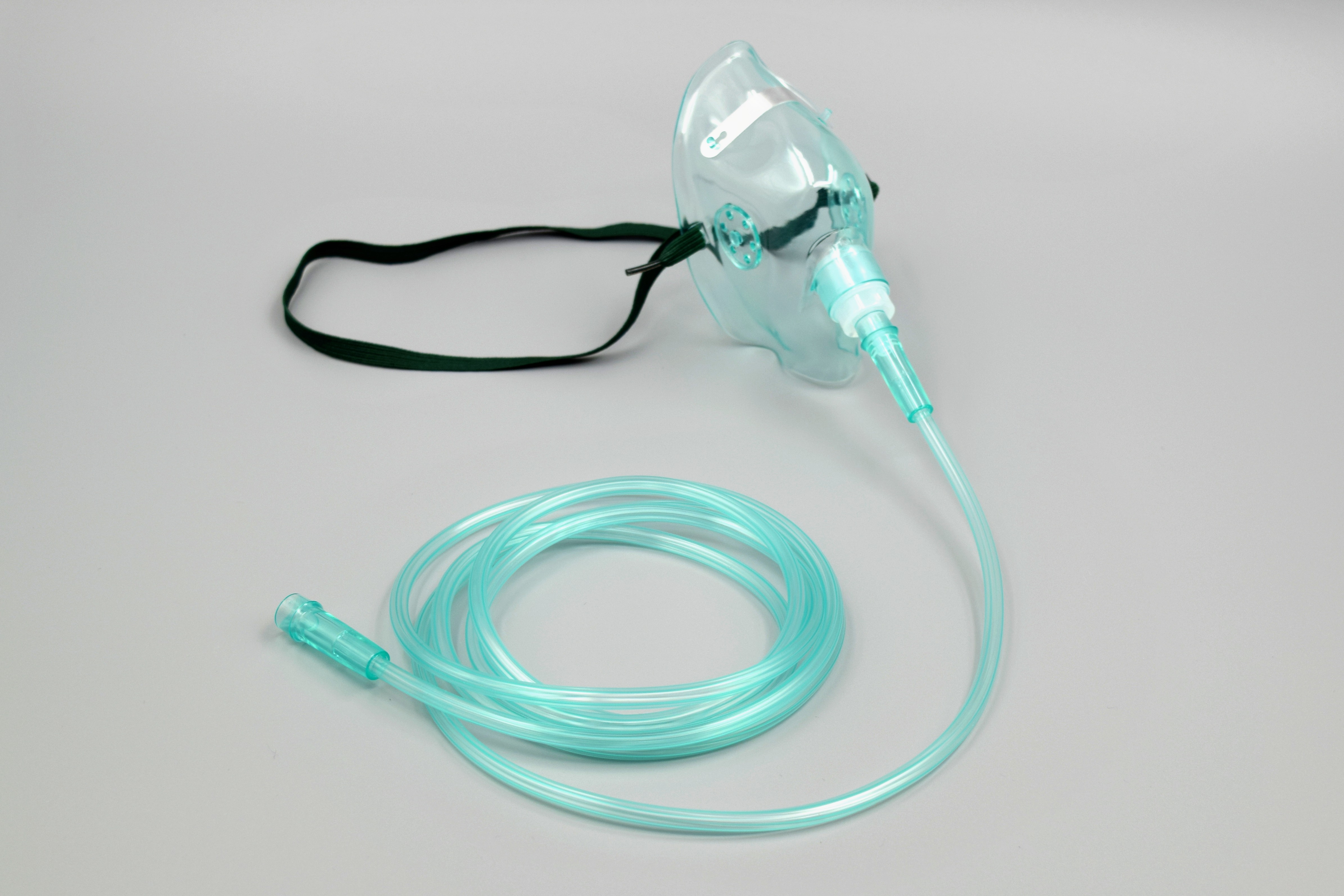 Simple oxygen mask with tubing Hot selling disposable medical PVC