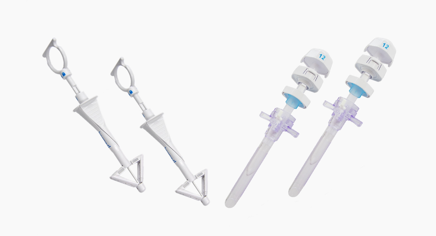 Fascial closure laparoscopic fascial closure device