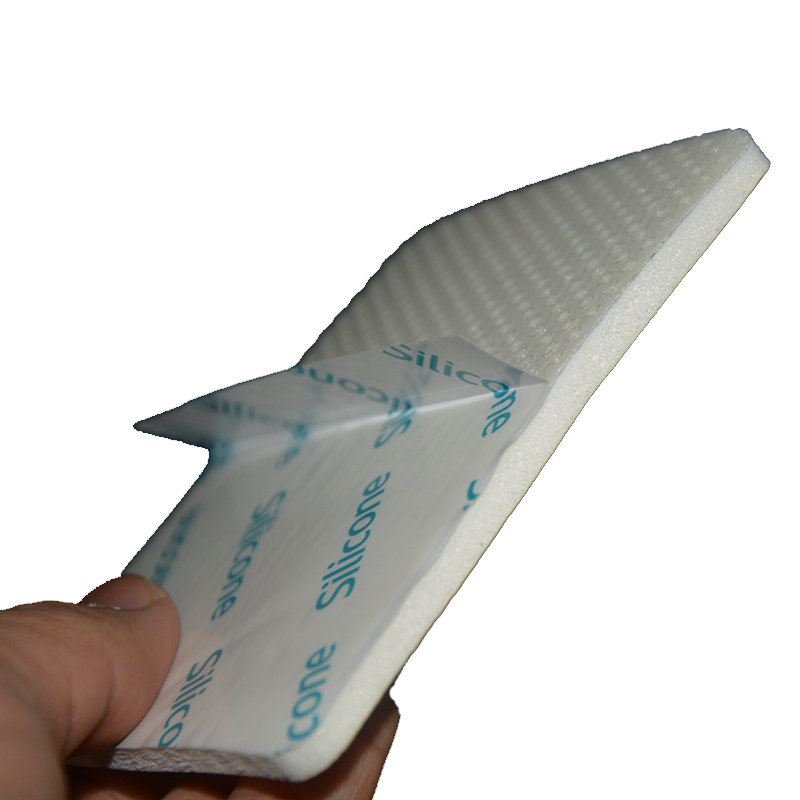 Silicone dressing for scars foam wound dressing with silicone adhesive ...