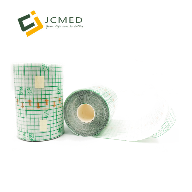 Transparent thin film dressing adhesive film dressing