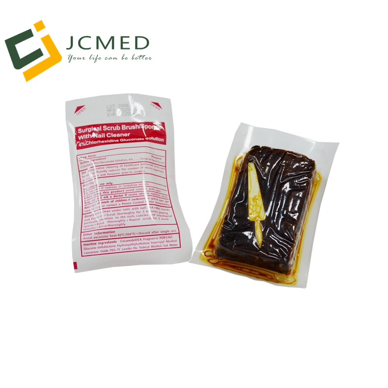 surgical brush 4% CHG chlorhexidine gluconate scrub brush sponge with ...