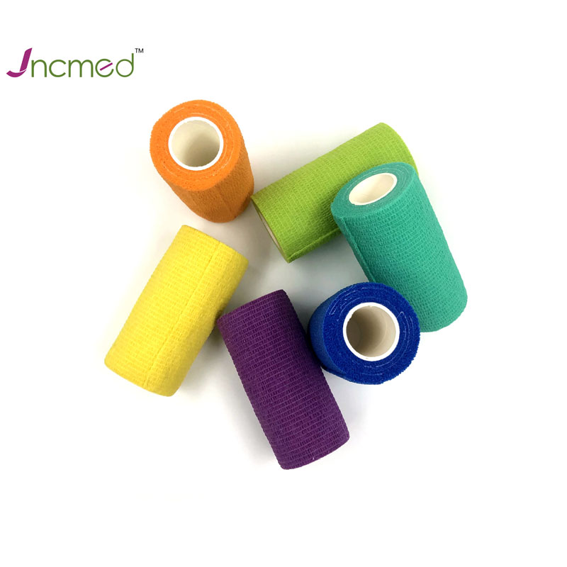 Cohesive Bandage self adhesive non woven bandage for sports recovery ...