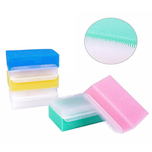 medical brush dry surgical scrub brush sponge with nail cleaner